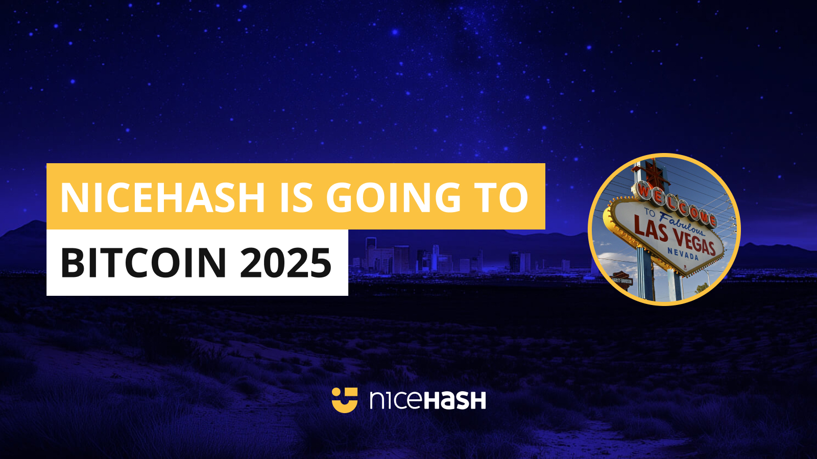 NiceHash将参加拉斯维加斯的比特币盛会！ | NiceHash